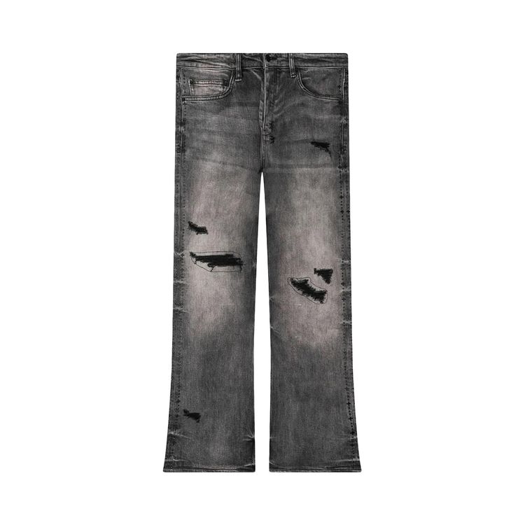 Buy Ksubi Bronko Bootcut Jeans Black Metal Msp24dj011 Goat