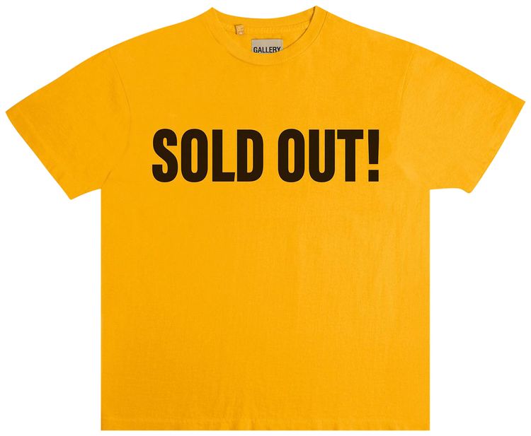 Buy Gallery Dept. Sold Out Tee 'Gold' - SO 1045 GOLD | GOAT