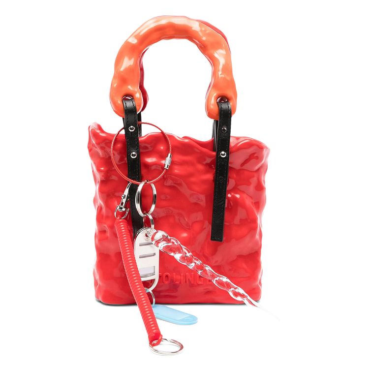 Buy Ottolinger Signature Ceramic Bag 'Red' - 1272002621 RED | GOAT