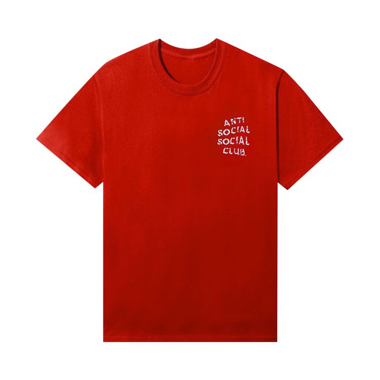 Buy Anti Social Social Club Partly Cloudy Tee 'Red' - 0657 1SS240103PCT ...