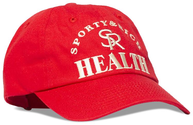 Buy Sporty & Rich Ball Game Hat 'Sports Red' - SR3SP21 HAT RED | GOAT