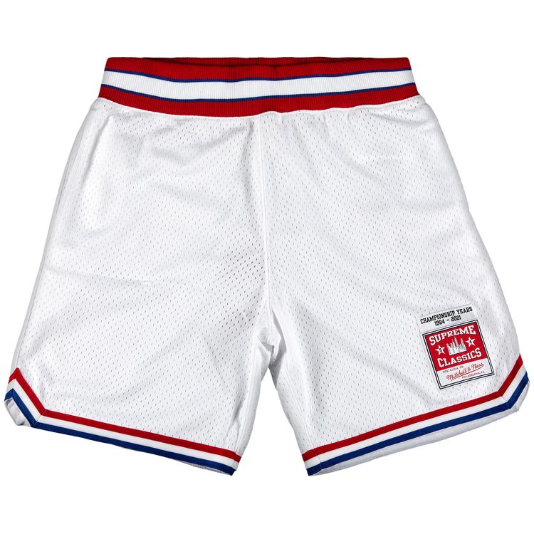 Buy Supreme x Mitchel And Ness Basketball Short 'White' - SS21SH41 ...