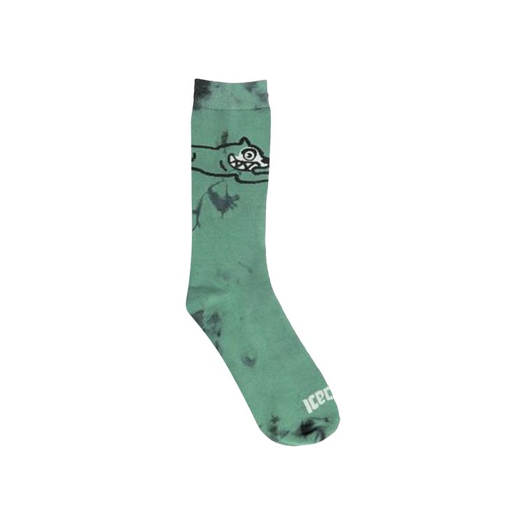 Buy Icecream Double Dip Socks 'Kelly Green' - 411 3806 KELL | GOAT