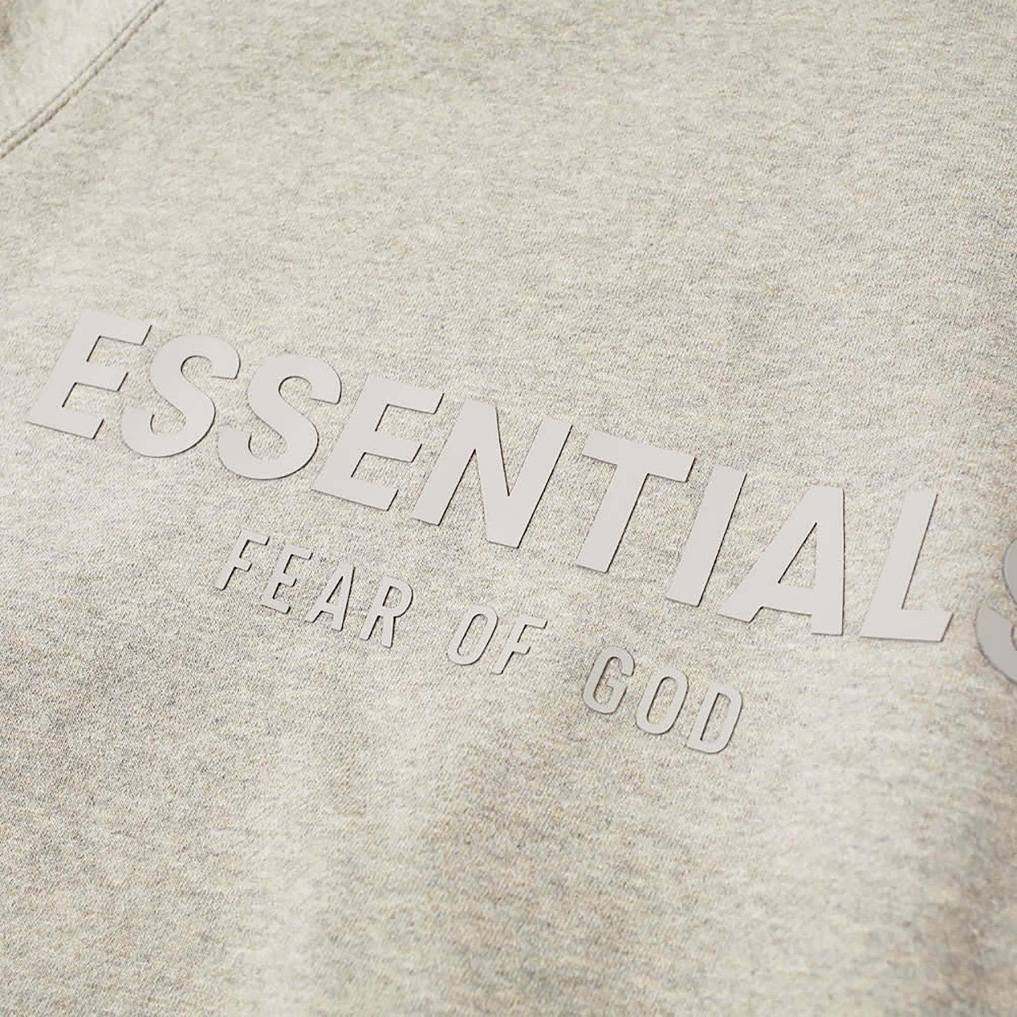 Buy Fear of God Essentials Hoodie 'Heather Grey' - 192SP212003F | GOAT