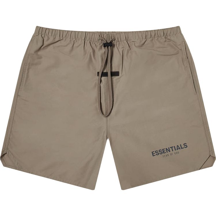 Buy Fear of God Essentials Volley Shorts 'Taupe' - 160SP212018F | GOAT
