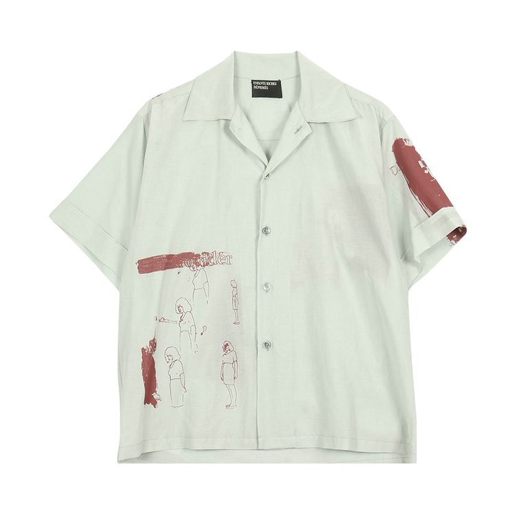 Buy Enfants Riches Déprimés The Provider Chemise 'Jade/Red' - FW21 040 ...