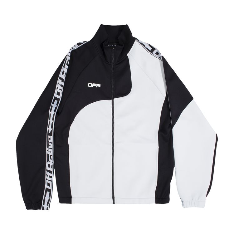 Buy Off-White Active Track Jacket 'Black/White' - OMVC003V21FAB0011001 ...