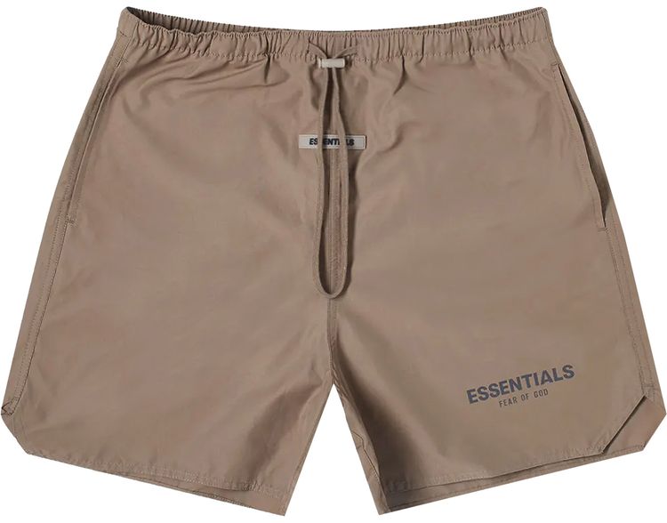 Buy Fear of God Essentials Volley Short 'Cement' - 160HO202021F | GOAT