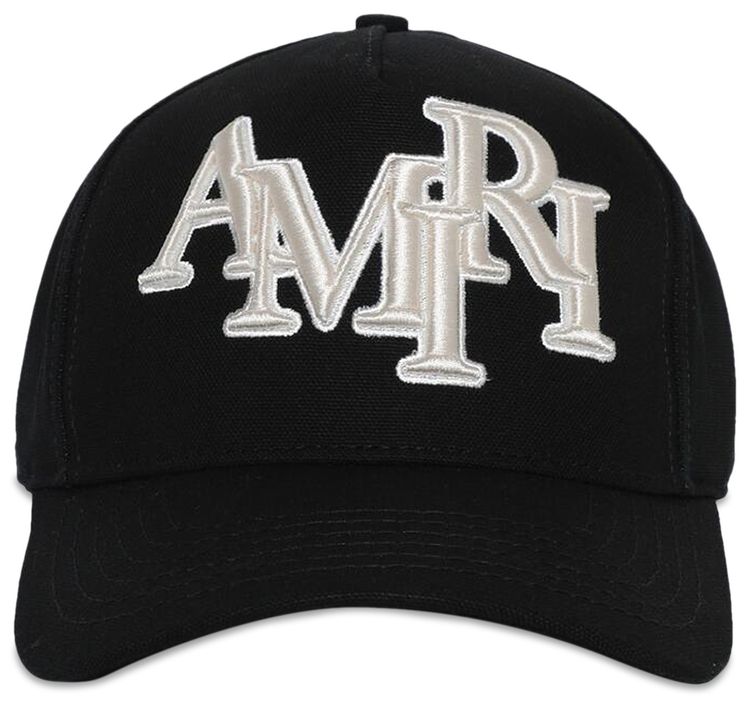 Buy Amiri Staggered Canvas Hat 'Black' - AMHACP1013 001 BLAC | GOAT