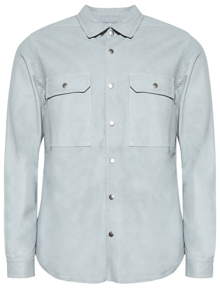 Buy Rick Owens Outershirt 'Pale Blue' - RU02D6729 LBA 36 | GOAT