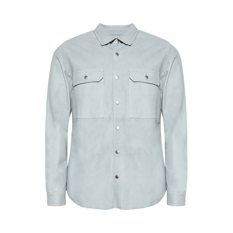 Buy Rick Owens Outershirt 'Pale Blue' - RU02D6729 LBA 36 | GOAT