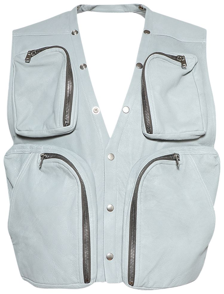 Buy Rick Owens Cargo Vest 'Pale Blue' - RU02D6767 LBA 36 | GOAT