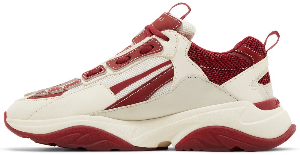 Buy Amiri Bone Runner 'White Red' - MFS001 610 | GOAT