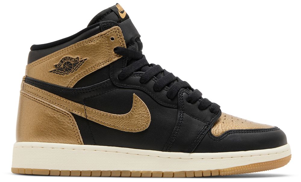 Buy Air Jordan 1 Retro High OG GS 'Black Gold' - FD1437 071 | GOAT