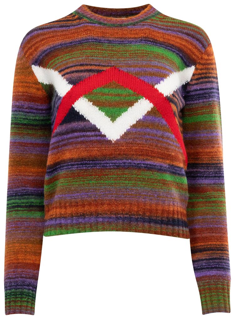 Buy Loewe Sweater 'Red/White' - S359Y14KF0 7102 | GOAT