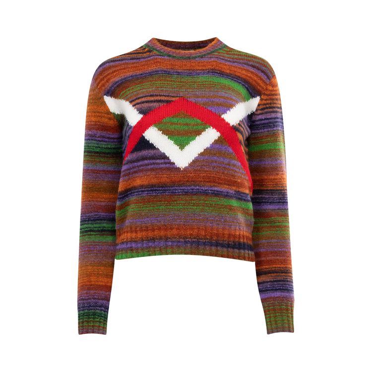 Buy Loewe Sweater 'Red/White' - S359Y14KF0 7102 | GOAT