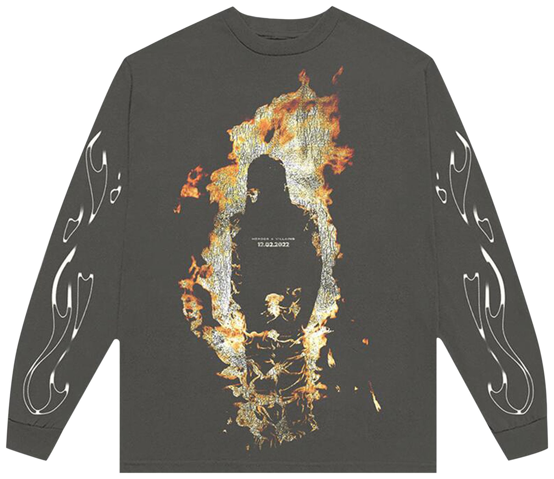 Buy Metro Boomin x Hellstar Flame Long-Sleeve 'Black' - 83817016 BLAC ...