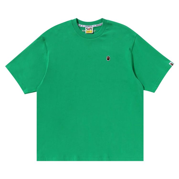 Buy BAPE One Point Relaxed Fit Tee 'Green' - 1K80 110 345 GREEN | GOAT