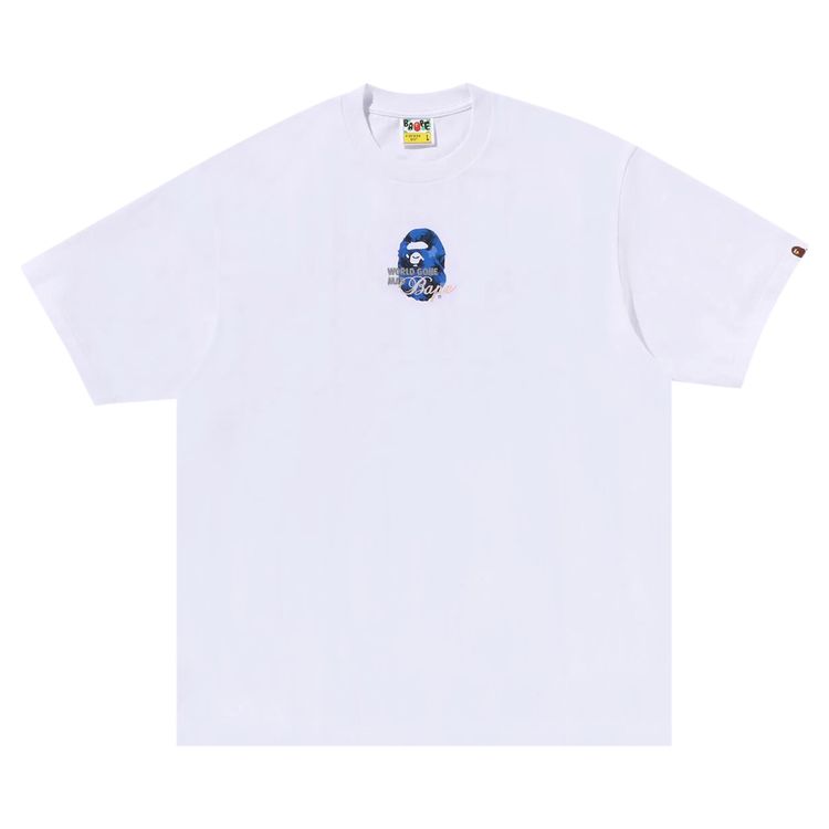 Buy BAPE Floral Solid Camo Medium Ape Head Relaxed Fit Tee 'White ...