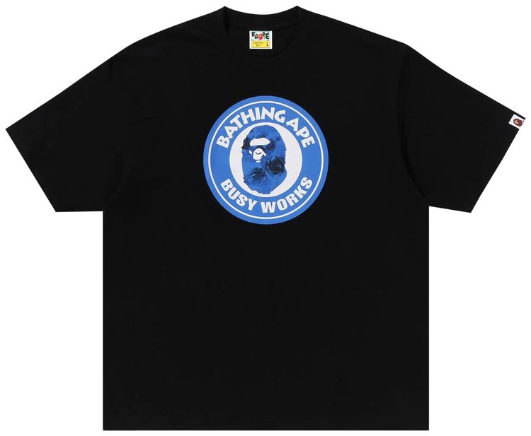 Buy BAPE Floral Solid Camo Busy Works Relaxed Fit Tee 'Black' - 1K80 ...