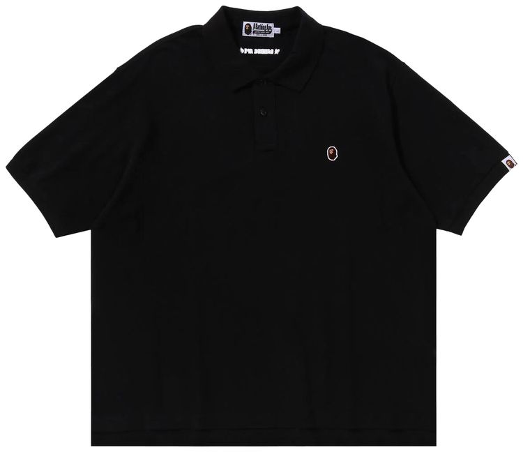 Buy BAPE One Point Relaxed Fit Polo Shirt 'Black' - 1K80 112 301 BLACK ...