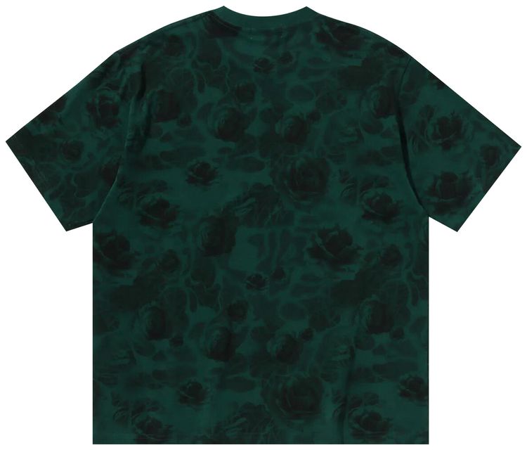 Buy BAPE Floral Solid Camo Logo Relaxed Fit Tee 'Green' - 1K80 109 301 ...