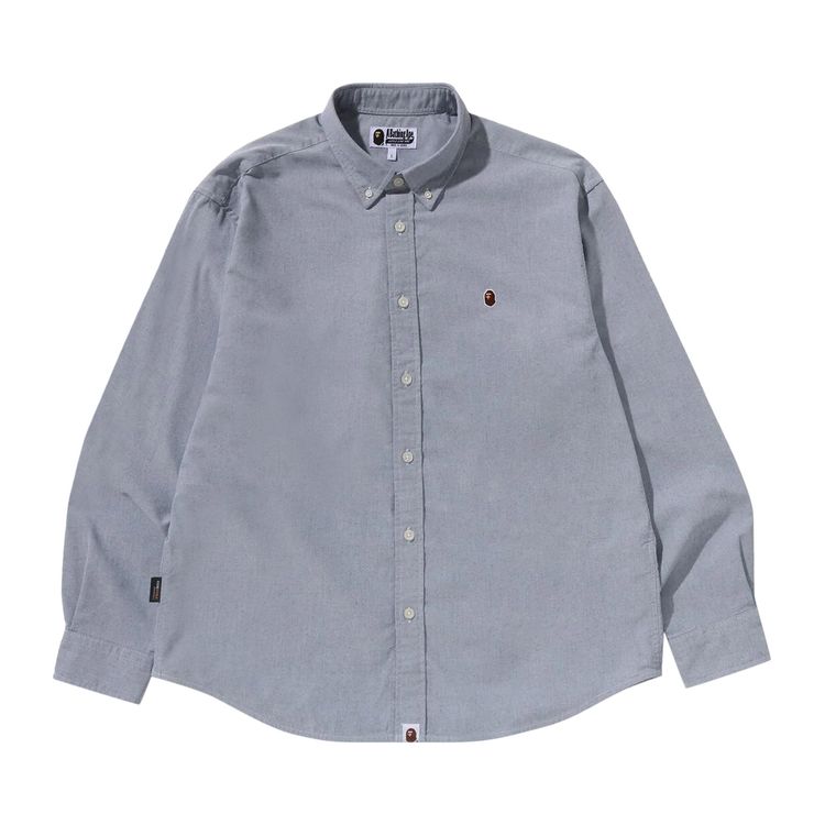 Buy BAPE One Point Oxford Long-Sleeve Shirt 'Black' - 1K80 131 306 ...