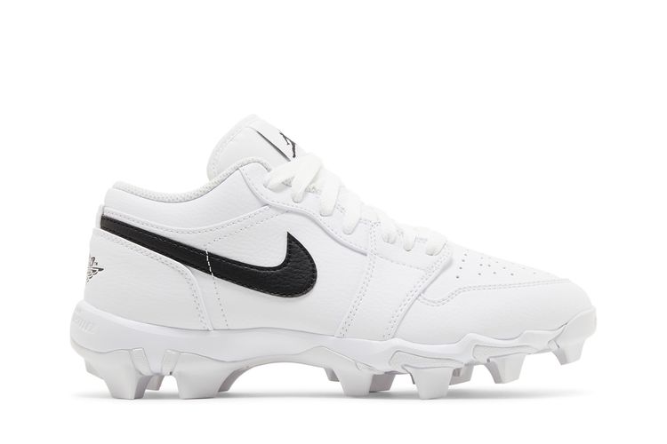 Buy Air Jordan 1 Low Cleat GS 'White Black' - HF6885 100 | GOAT