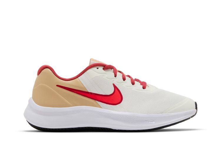 Buy Nike Star Runner 3 GS 'Sail Bright Crimson' - DA2776 101 | GOAT