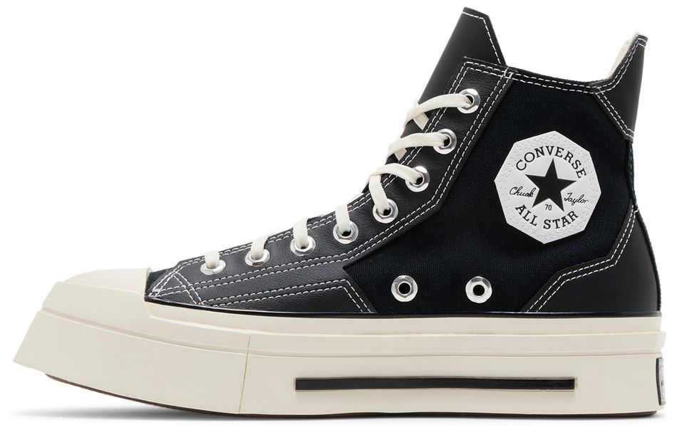 Buy Converse Wmns Chuck 70 De Luxe Squared High 'Black Egret' - A06435C ...