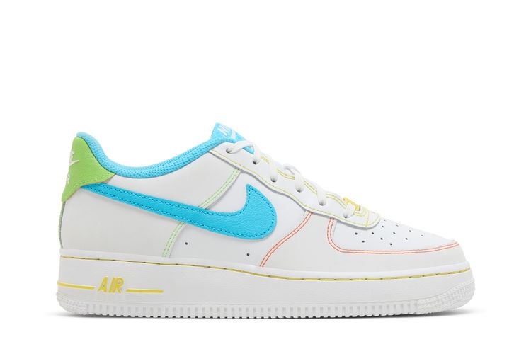 Buy Nike Air Force 1 Low GS 'Rainbow Stitch' - FJ4614 100 | GOAT