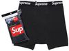 Buy Supreme x Hanes Boxer Briefs (4 Pack) 'Black' - 99HAA36 BLACK | GOAT
