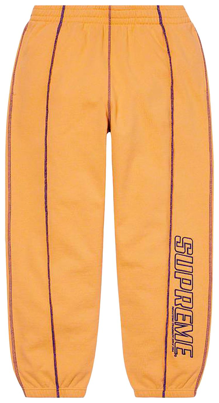 Buy Supreme Coverstitch Sweatpant 'Dusty Gold' - SS22P41 DUSTY GOLD | GOAT