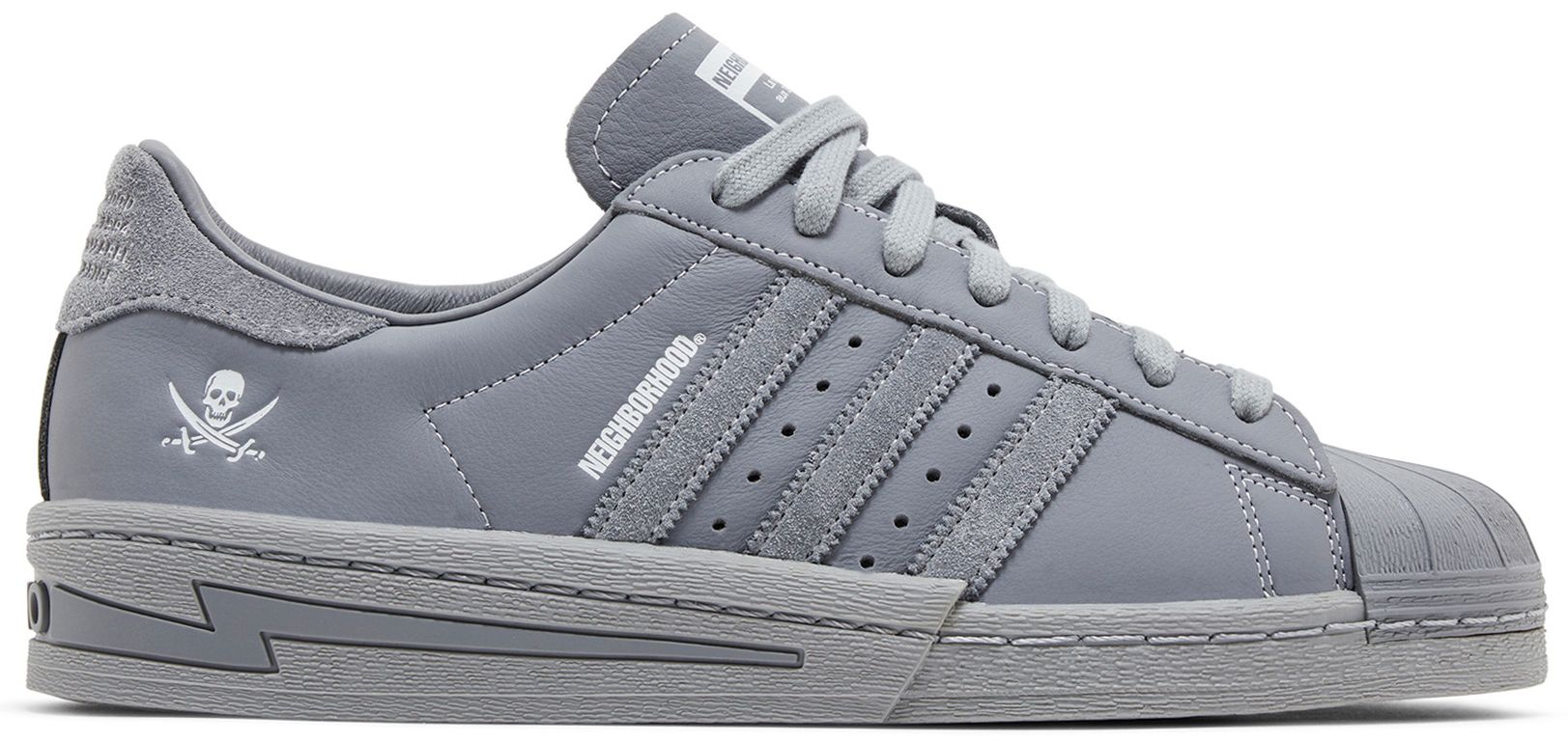 Buy Neighborhood x adidas Superstar 'Cement Grey' - IE6115 | GOAT