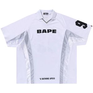 Buy BAPE Multi Logo Relaxed Fit Soccer Jersey 'White' - 1K80 109 308 ...