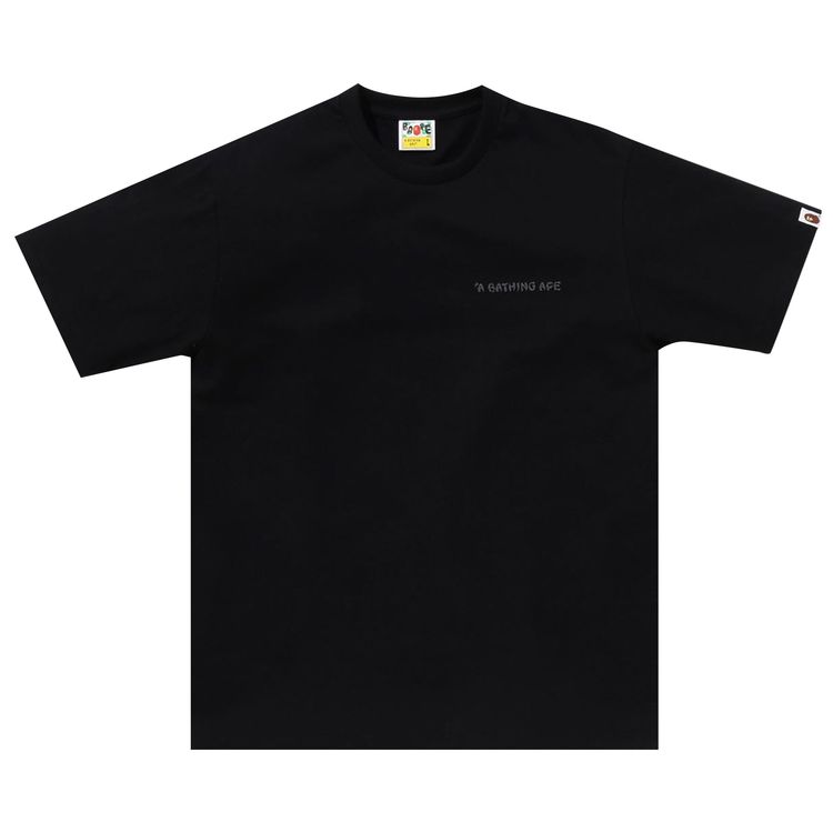 Buy BAPE Japanese Tattoo Logo Tee 'Black' - 1K80 110 030 BLACK | GOAT AU