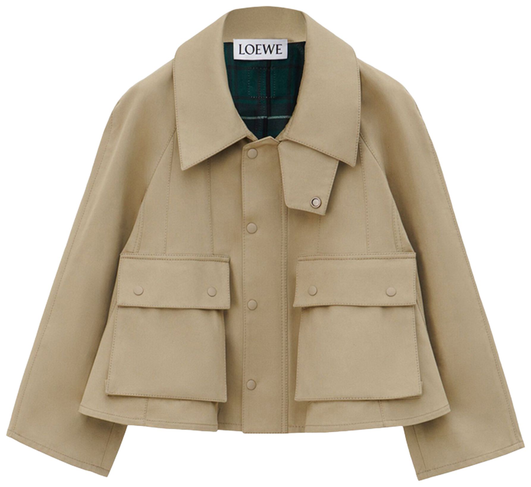Buy Loewe Trapeze Jacket 'Safari/Beige/Green' - S359Y01XBT 2860 | GOAT