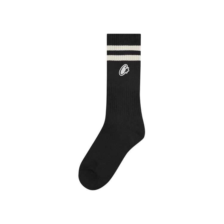Buy Corteiz Patch Socks 'Black/White' - 7892 1SS240605PS BLAC | GOAT