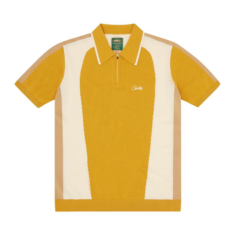 Buy Corteiz Soprano Knit Polo 'Mustard' - 7892 1SS240101SKP MUST | GOAT