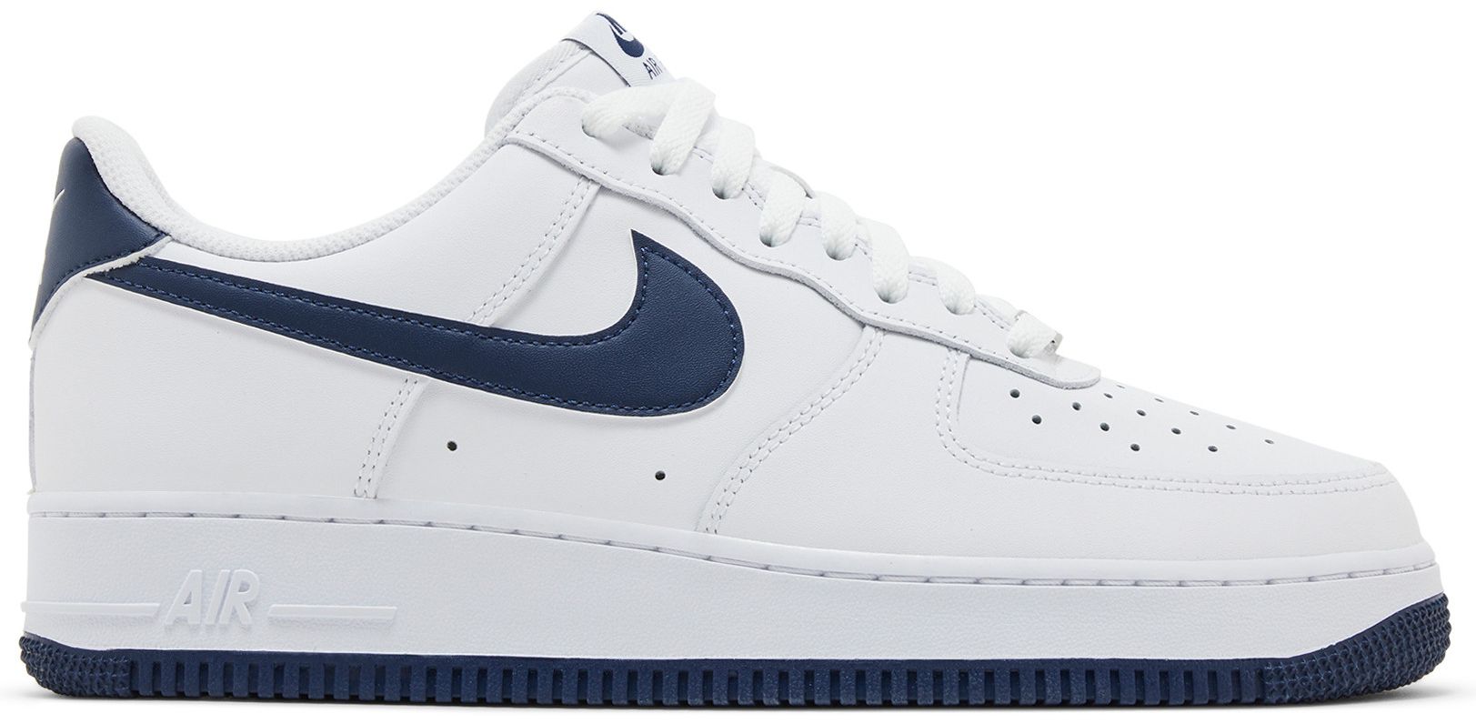Buy Nike Air Force 1 '07 'White Midnight Navy' - FJ4146 104 | GOAT