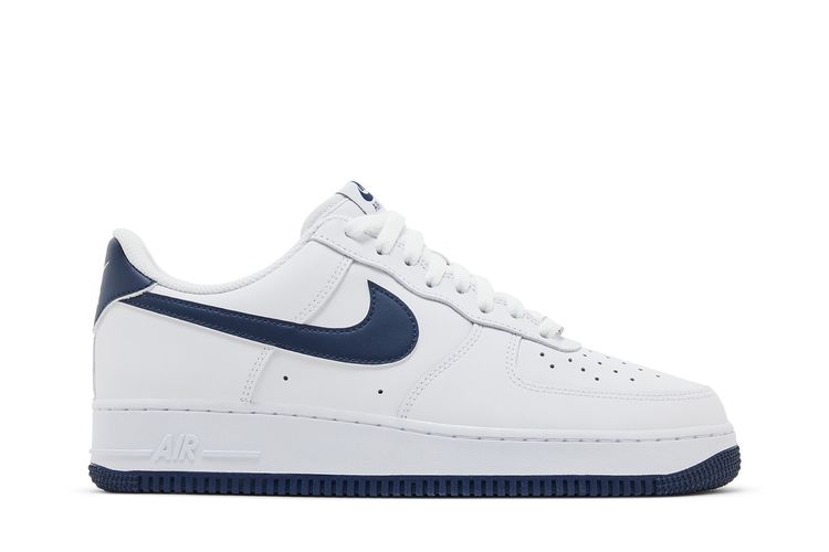 Buy Nike Air Force 1 '07 'White Midnight Navy' - FJ4146 104 | GOAT