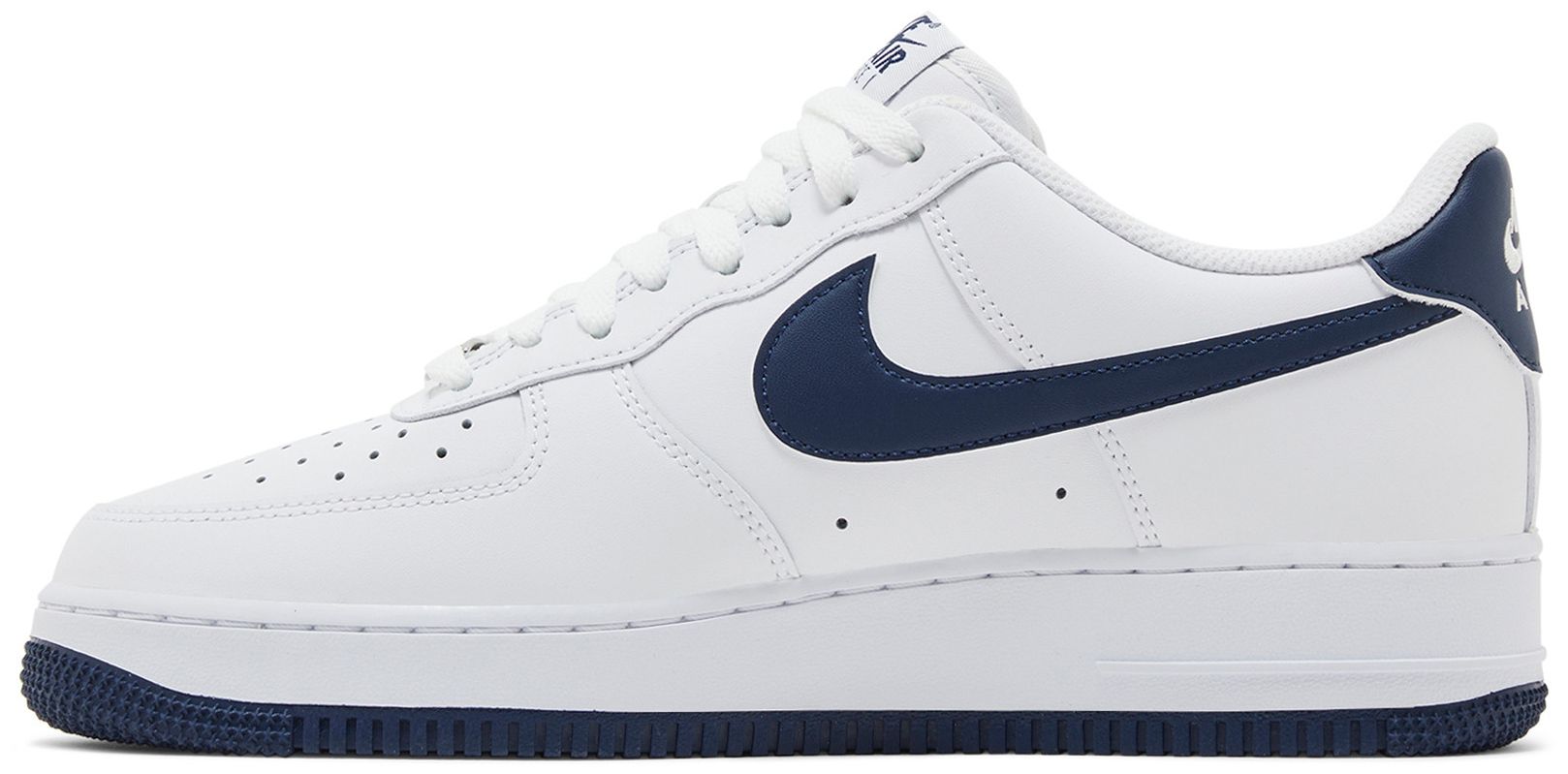 Buy Nike Air Force 1 '07 'White Midnight Navy' - FJ4146 104 | GOAT