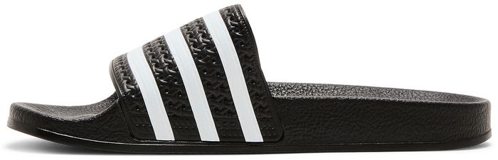 Buy Adilette Slide J 'Black White' - BA7130 | GOAT