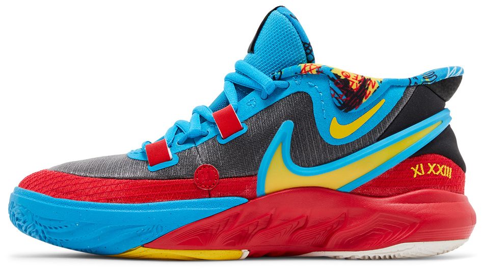 Buy Nike Kyrie 8 GO SE GS 'Black Blue Tour Yellow' - DQ8080 012 | GOAT