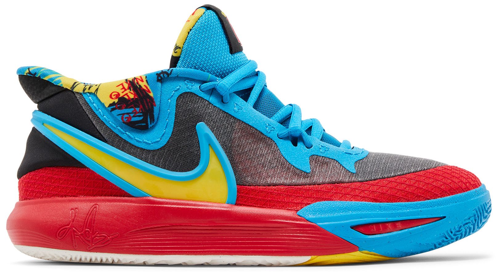 Buy Nike Kyrie 8 GO SE GS 'Black Blue Tour Yellow' - DQ8080 012 | GOAT