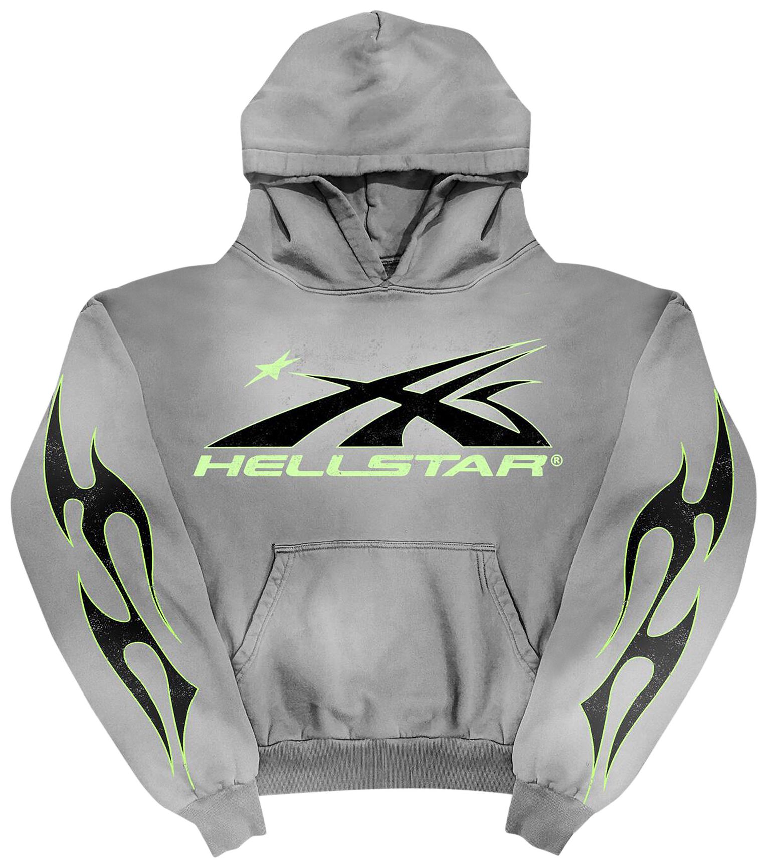 Buy Hellstar Sports Core Logo Hoodie 'Grey' - HSP01HOO001 GREY | GOAT