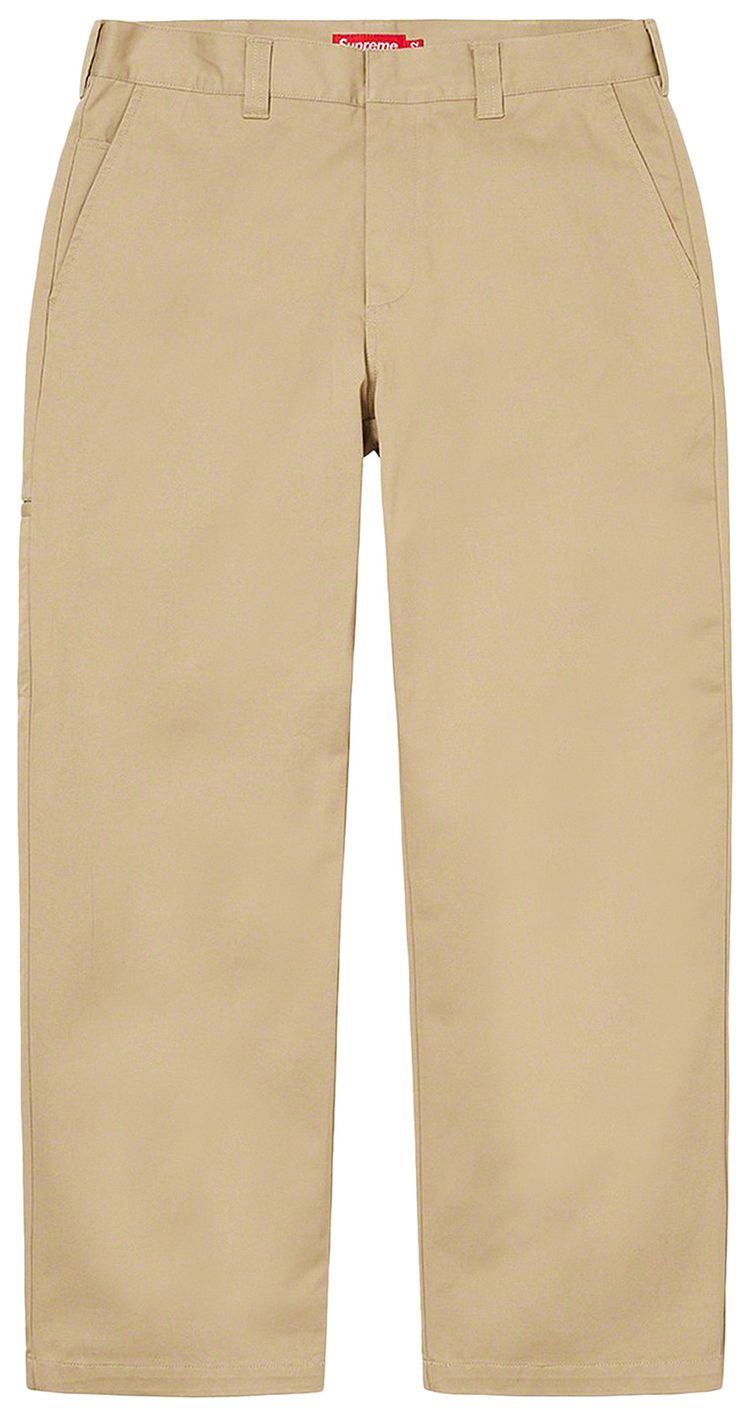 Buy Supreme Work Pant 'Khaki' - FW22P27 KHAKI | GOAT