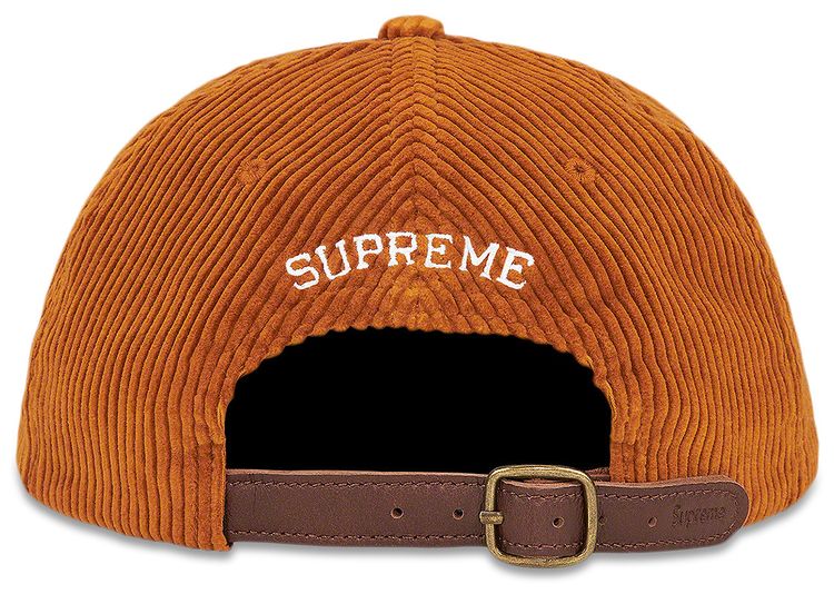 Buy Supreme Script Corduroy 6-Panel 'Burnt Orange' - FW22H101 BURNT ...