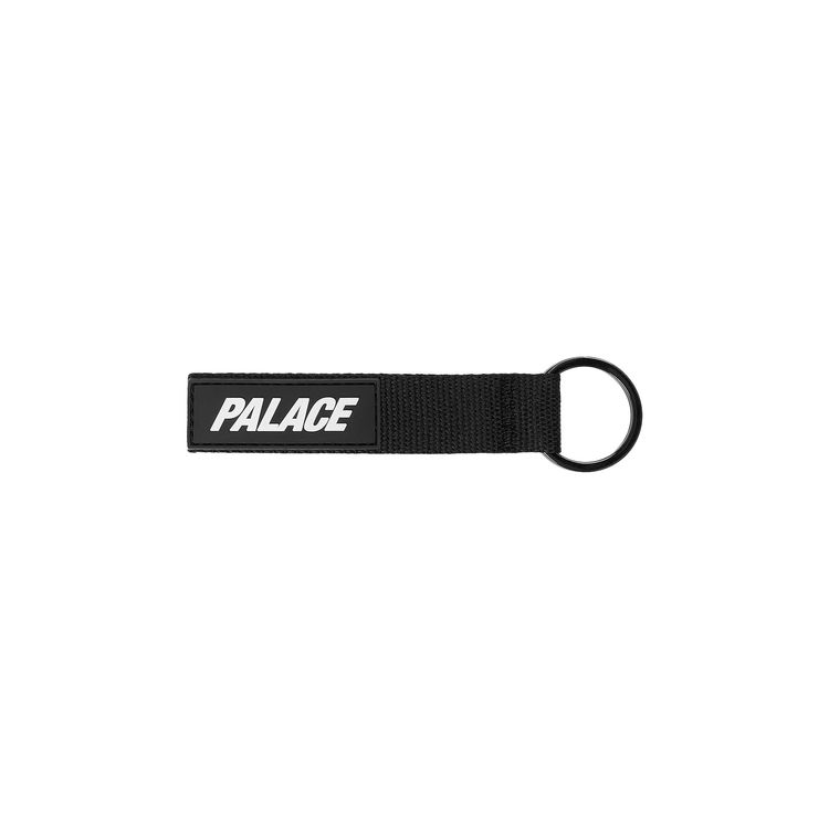 Buy Palace Webbing Keyring 'Black' - P27ACC064 | GOAT