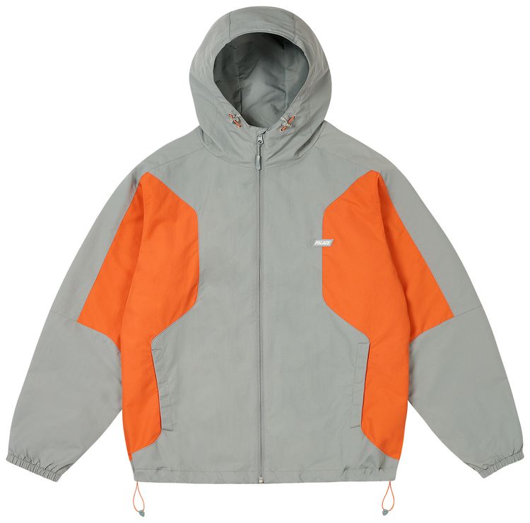 Buy Palace Duo Shell Jacket 'Grey/Orange' - P27JK021 | GOAT